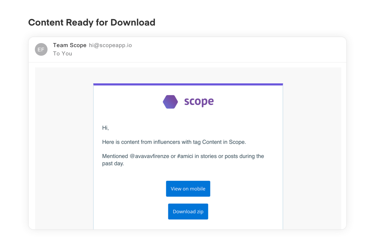 Scope | Influencer search